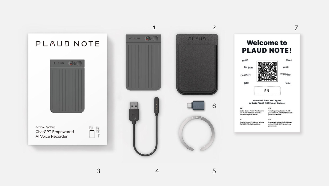 What's In the Box – PLAUD